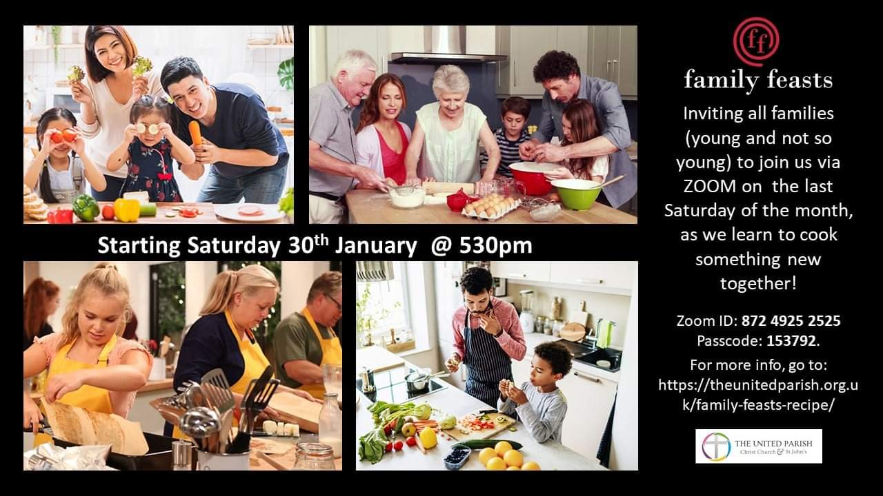 Family Feasts- Recipe – The United Parish
