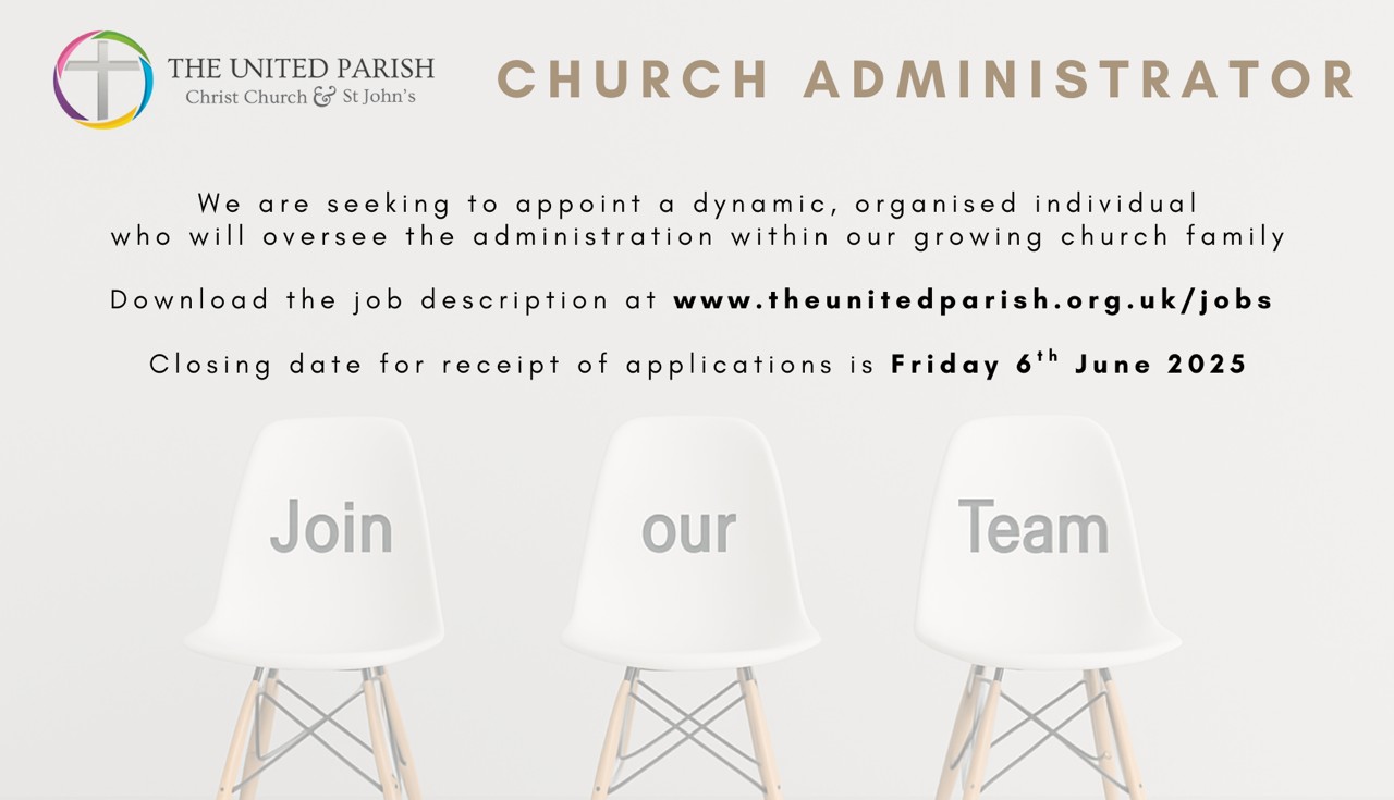 We are hiring – The United Parish